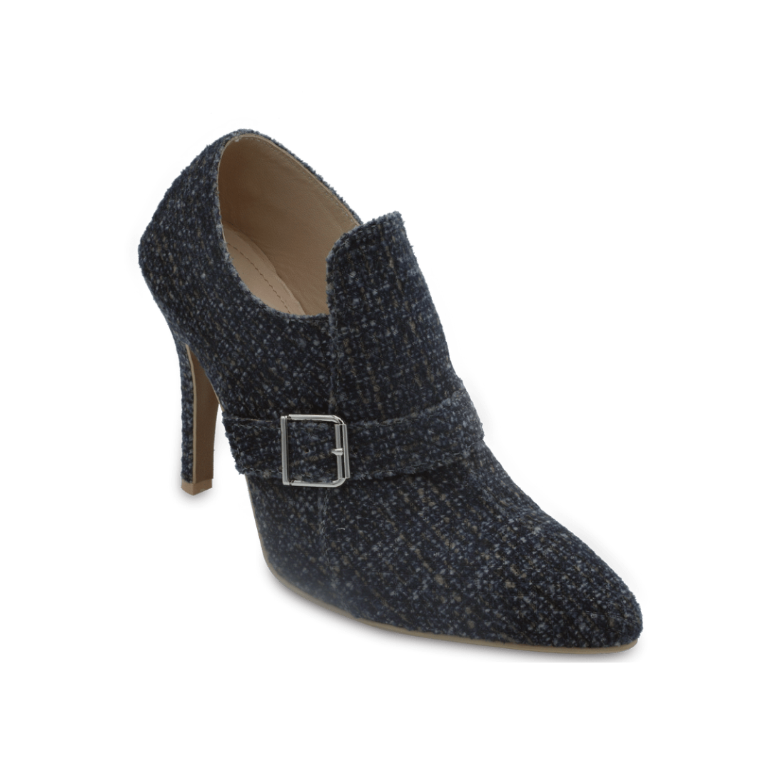 Chic - Black Wool High Heel | Comfort & Style